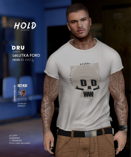 Second Life Marketplace - HOLD SHAPES - Dru - Shape LeLUTKA Ford 3.1 ...
