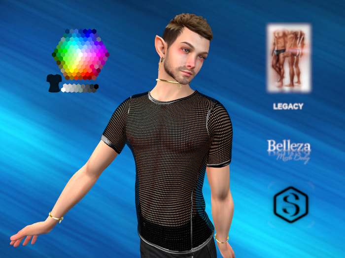 Second Life Marketplace - MR Mesh T Shirt Mens