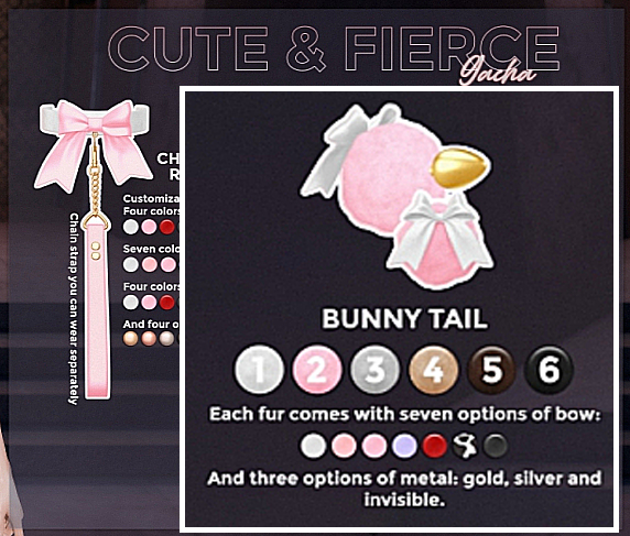 Second Life Marketplace - DAZED. Cute & Fierce Gacha! Tail {2}