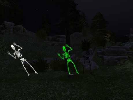 Second Life Marketplace - Skeleton Alpha 4 Piece Set