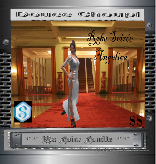 Second Life Marketplace - ROBE SOIREE ANGELICA - SS BLANC - SIGNATURE ...