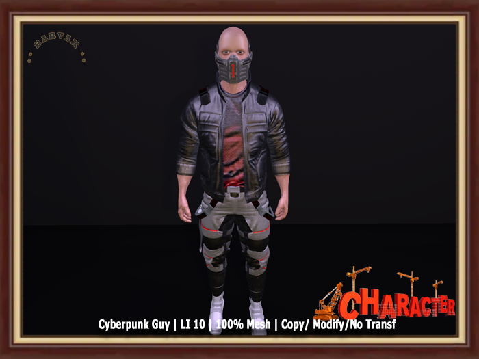 Second Life Marketplace - Cyberpunk Guy