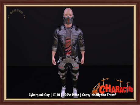Second Life Marketplace - Cyberpunk Guy