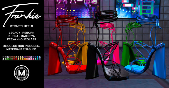 Second Life Marketplace - [MODA] FRANKIE HEELS: FATPACK - PROMO PRICE!