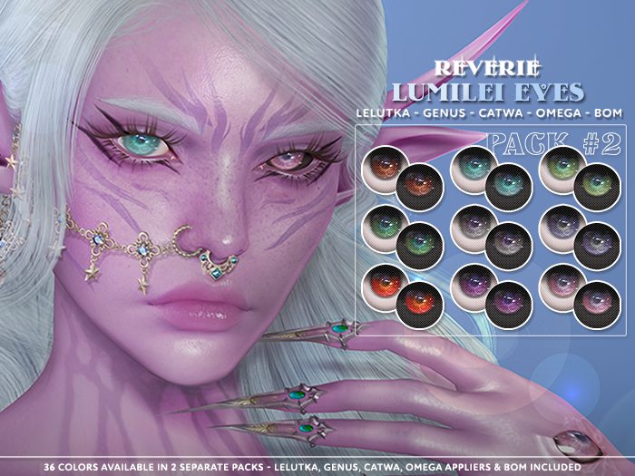 Second Life Marketplace - [REVERIE] Lumilei Eyes #2