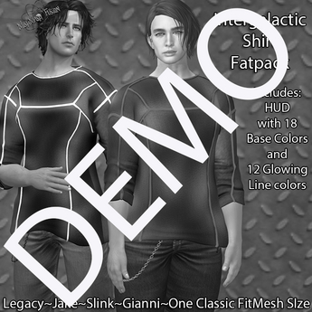 Second Life Marketplace - ~*MF*~ Intergalactic Top w/ Neon Lines -DEMO ...