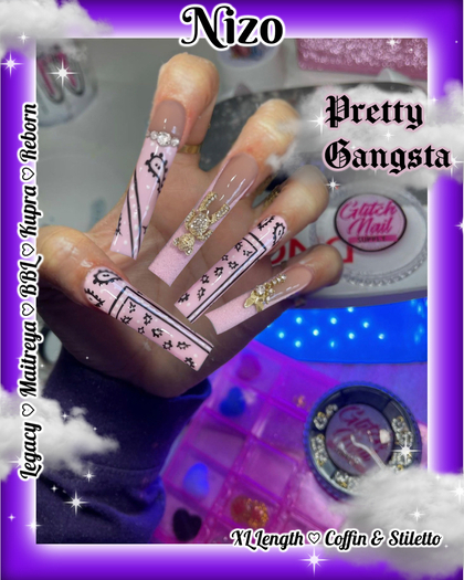 Second Life Marketplace - Nizo ~ Pretty Gangsta XL Coffin - Stiletto Set