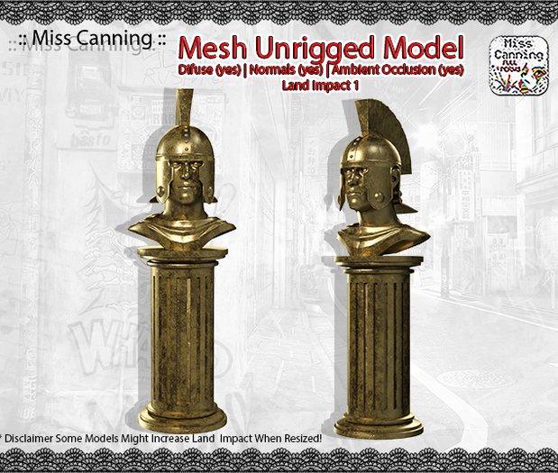 Second Life Marketplace - :: Miss Canning:: [ FULL PERM MESH MODEL ...