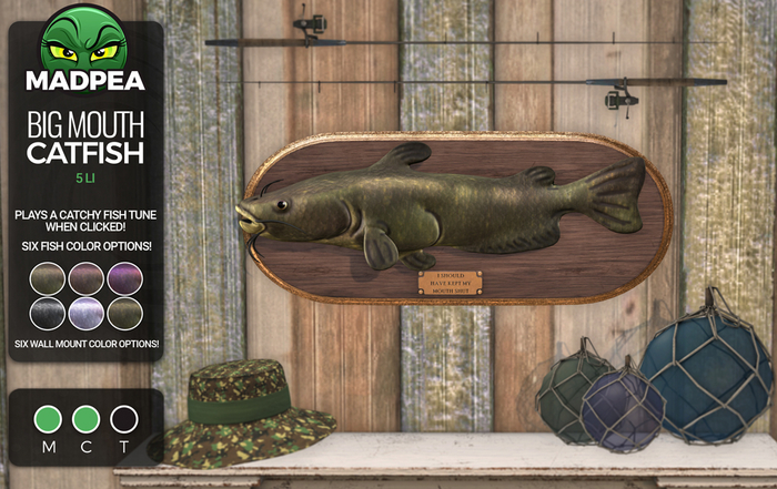 Second Life Marketplace - MadPea Big Mouth Catfish