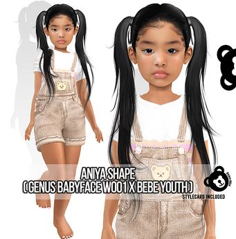 Second Life Marketplace - beary.// aniya youth shape (genus babyface ...
