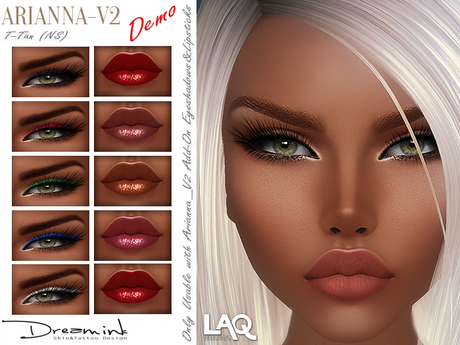 Second Life Marketplace - DEMO | DREAM INK "Laq ARIANNA_V2 Add-On ...