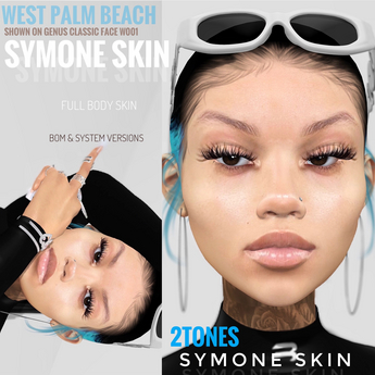 Second Life Marketplace - SYMONE SKIN 2 VERSIONS FP