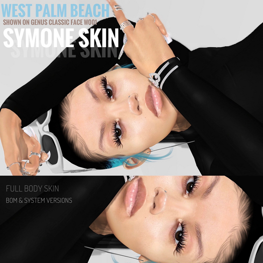 Second Life Marketplace - SYMONE SKIN 2 VERSIONS FP