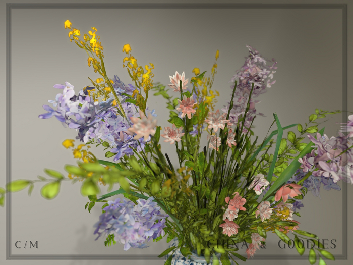 Second Life Marketplace - Bouquet flowers Lilacs & Fennel -C&G-