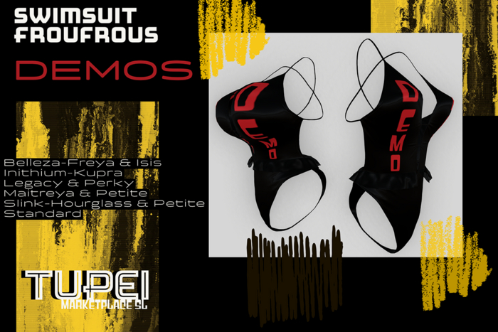Second Life Marketplace - TuPei Froufrous Swimsuit - DEMOS