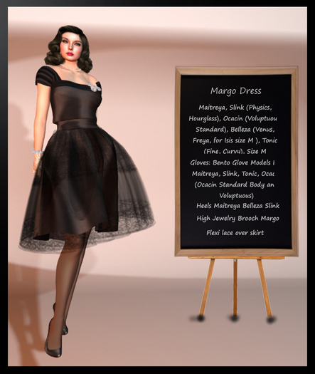 Second Life Marketplace - Adl High Fashion Hollywood Margo dress