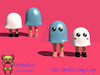 Second Life Marketplace - OhMyMesh! Cute Ghosts Long Legs - Full Perm Mesh