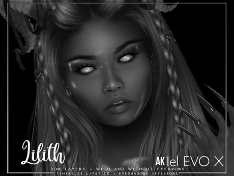 Second Life Marketplace - DEMO - BOM Skin Lilith ak EVOX (Boxed)