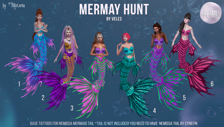 Second Life Marketplace - Misteria - Mermay Hunt fatpack