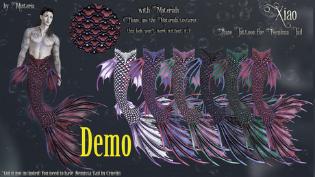 Second Life Marketplace - Misteria - Xiao base for Nemissa Tail - DEMO