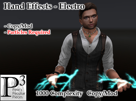 Second Life Marketplace - [P3] - Hand Effects - Electro