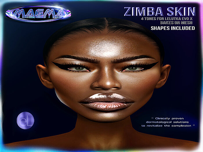Second Life Marketplace - Magma - Zimba Skin fatpack