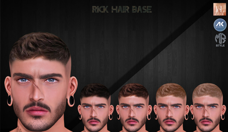 Second Life Marketplace - :: MR Style :: Hair Base Rick Evo-x - ADVX ...