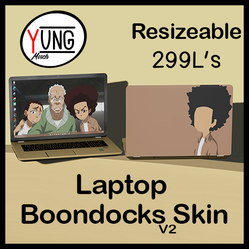 Second Life Marketplace - YUNG! Laptop Boondocks V2 Skin