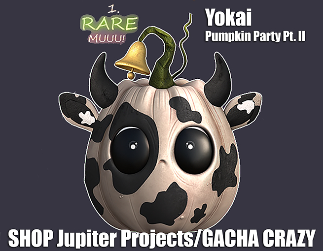 Second Life Marketplace - 1.YOKAI - Pumpkin Party Pt. II - Muuu! RARE