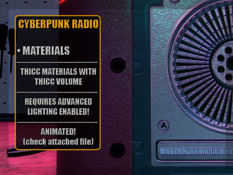 Second Life Marketplace - Cyberpunk Radio
