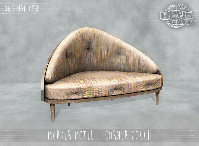 Second Life Marketplace - -DRD- Murder Motel - Corner Couch