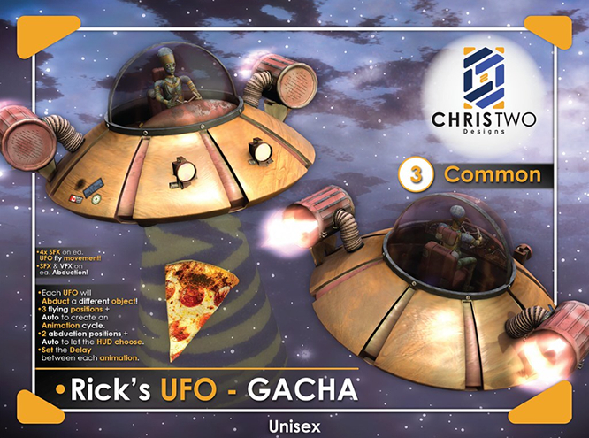 Second Life Marketplace - 3. Ricks UFO -BOX- Chris Two Designs - COMMON