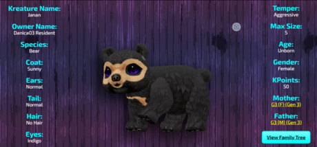 Second Life Marketplace - Kreature Breedable Bear JAN GEN 4