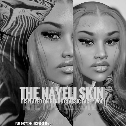 Second Life Marketplace Nayeli Skin Demo