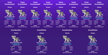 Second Life Marketplace - Kreature Breedable Lion PURE GEN5 SNOWY