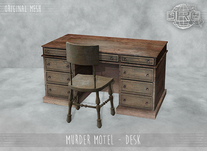 Second Life Marketplace - -DRD- Murder Motel - Desk