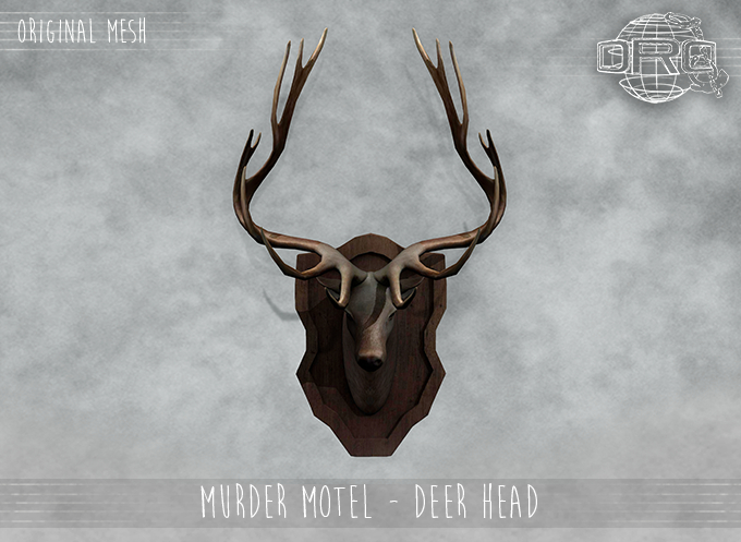 Second Life Marketplace - -DRD- Murder Motel - Deer Head