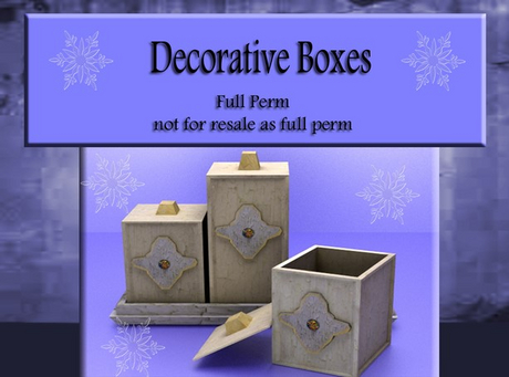 Second Life Marketplace - Decorative Boxes