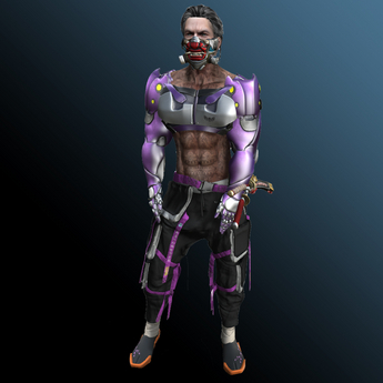 Second Life Marketplace - SW - Cyberpunk Torso&Arms Genji Full Pack ...