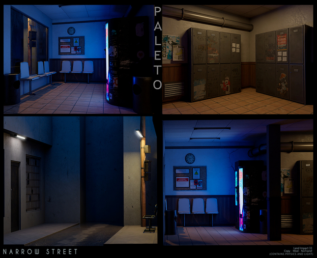 Second Life Marketplace - .PALETO.Backdrop: Narrow street