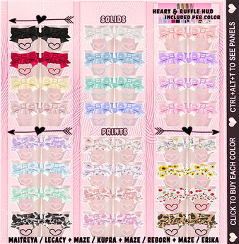 Second Life Marketplace - *HolliPocket* Sophia Garters-M/L/K/R/E/Maze ...