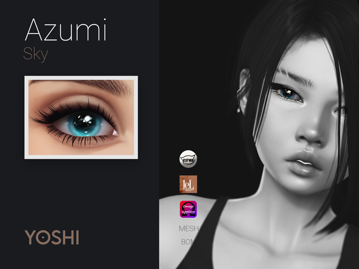 Second Life Marketplace - YOSHI - Azumi Eyes - Sky