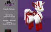 Second Life Marketplace - *M* Candy Stripes Open Pony MLP BOM Skin