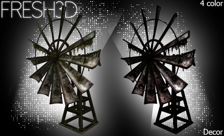 Second Life Marketplace - FRESH3D Old Windmill