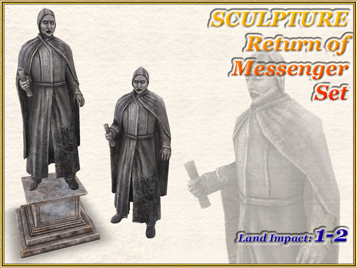 Second Life Marketplace - SCULPTURE - Return of Messenger Set (1-2 LI ...