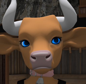 Second Life Marketplace - GC - BOM SLUV Anima Orange Cow + Bull skin v1.1