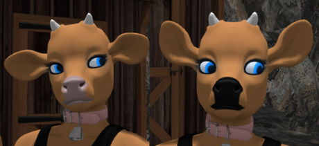 Second Life Marketplace - GC - BOM SLUV Anima Orange Cow + Bull skin v1.1