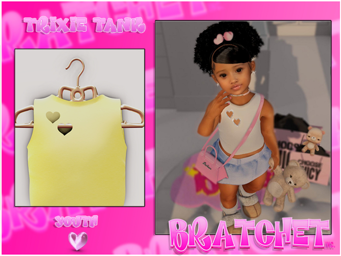 Second Life Marketplace - {BRATCHET}Trixie Tank Yellow