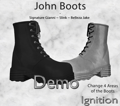 Second Life Marketplace - Ignition John Boots Demo