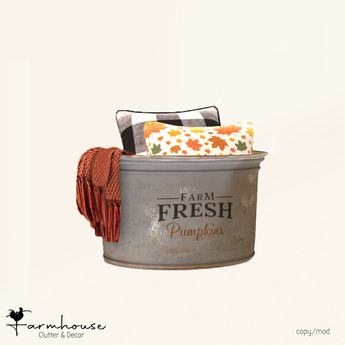 Second Life Marketplace - FARMHOUSE - Harvest Blanket & Pillows ...